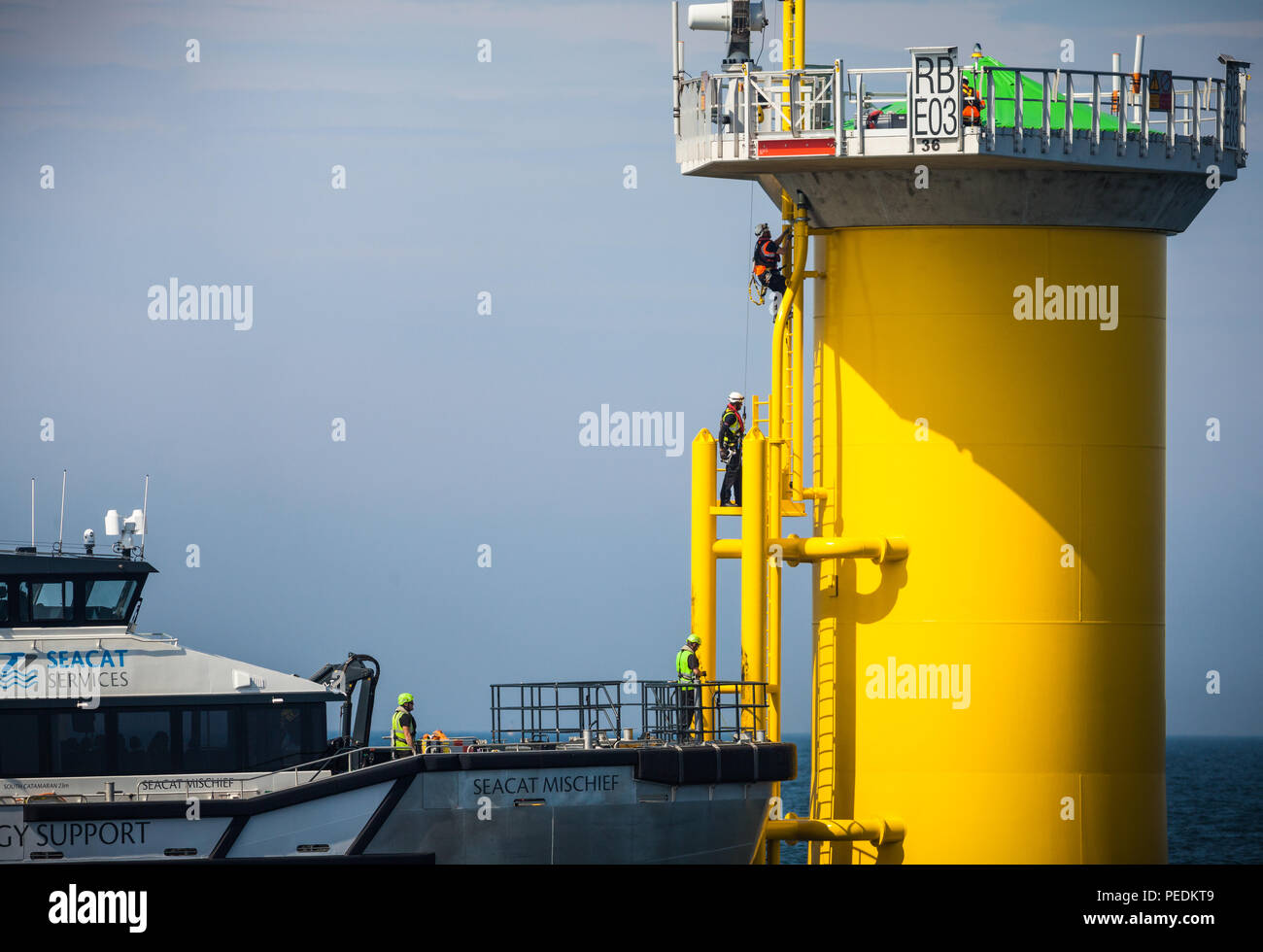 Transition piece wind turbine hi-res stock photography and images - Alamy