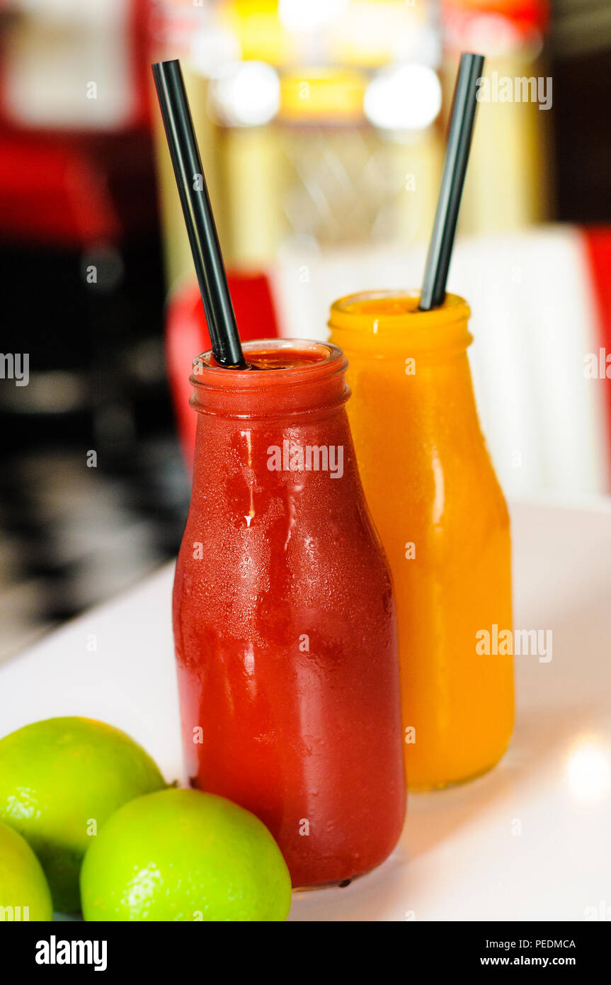 Coloured drink bottles hi-res stock photography and images - Alamy