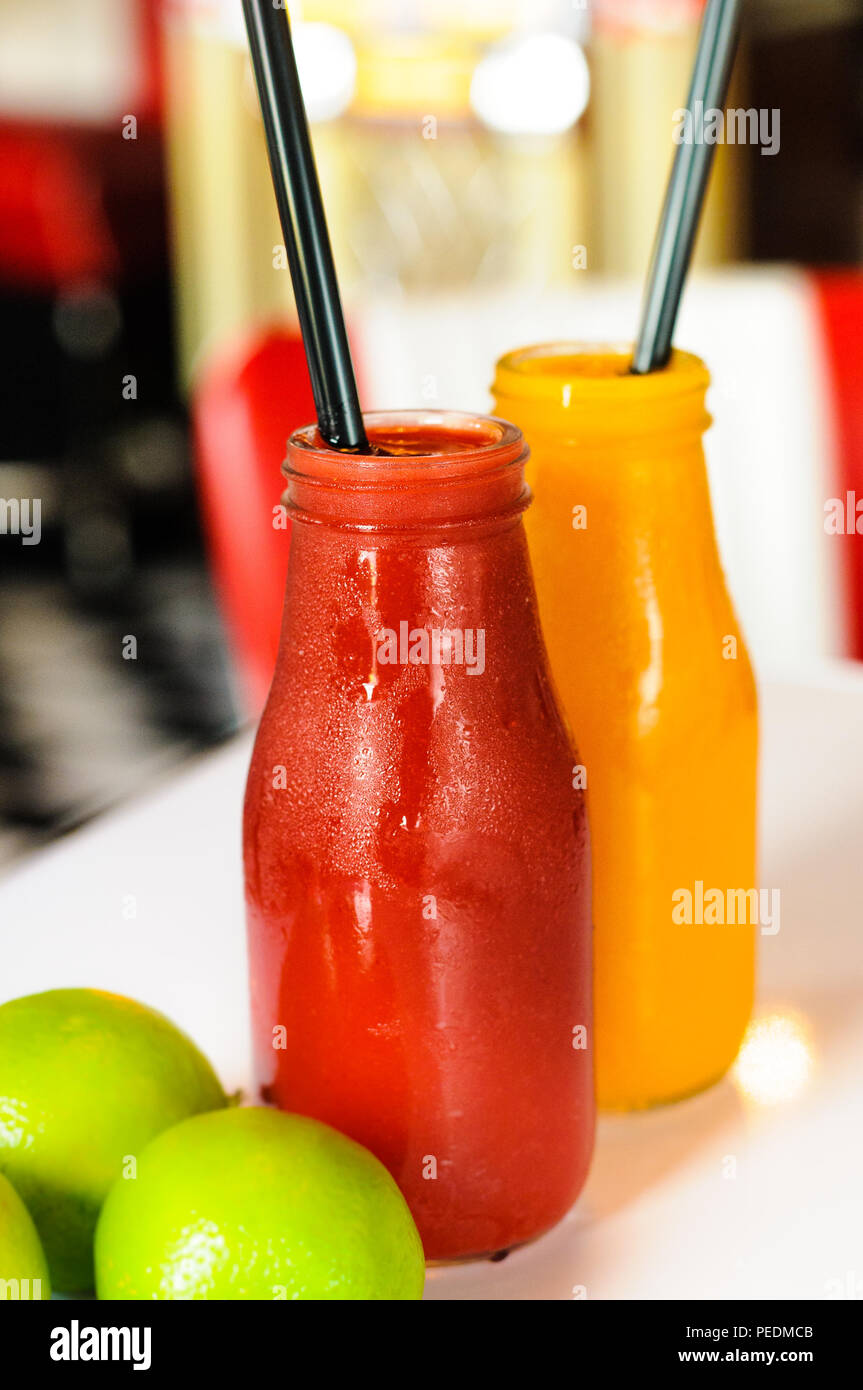 Colourful drink in bottle hi-res stock photography and images - Alamy