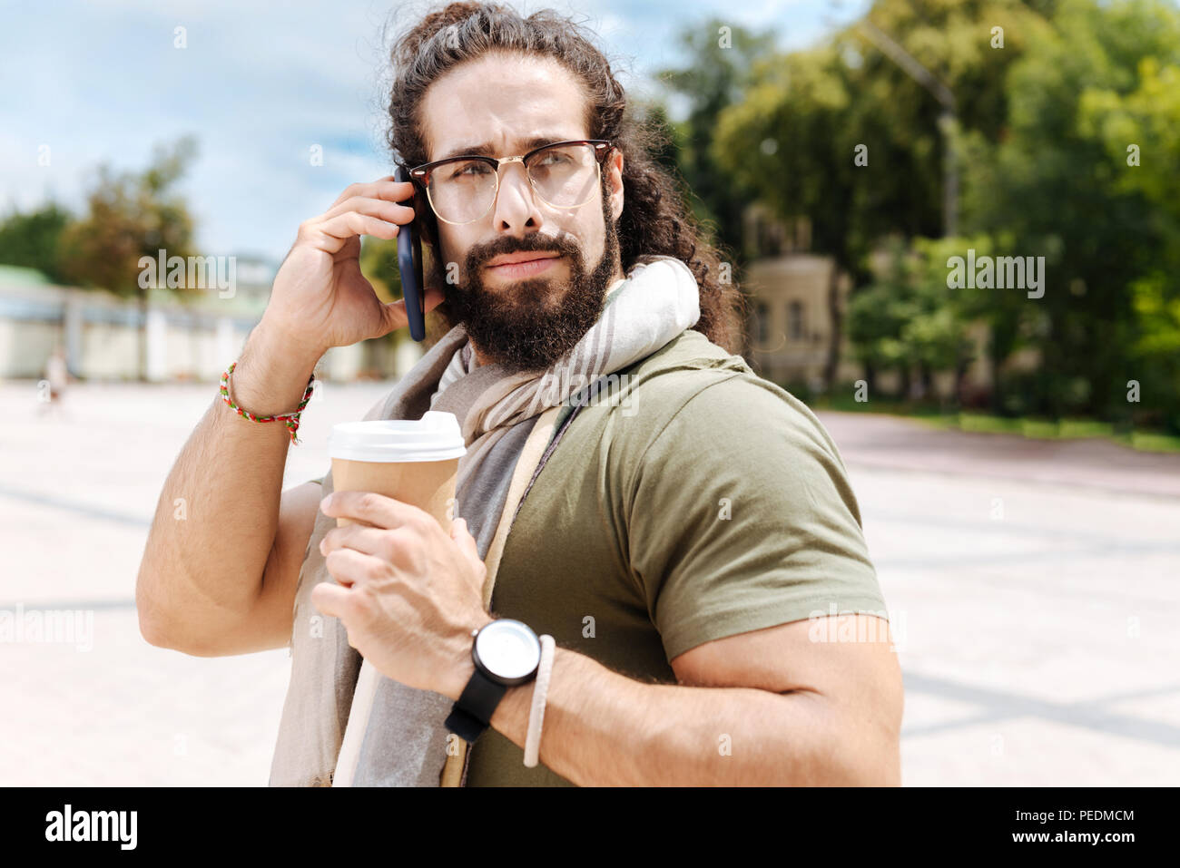 Man making a phone call hi-res stock photography and images - Alamy