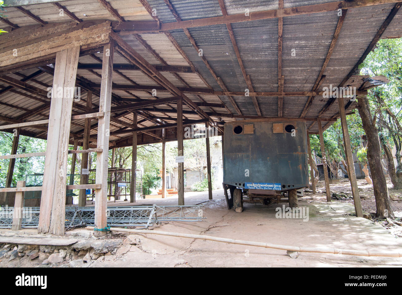 the Truck of the mobile Radio Station of Khmer Rouge at the Ta Mok ...