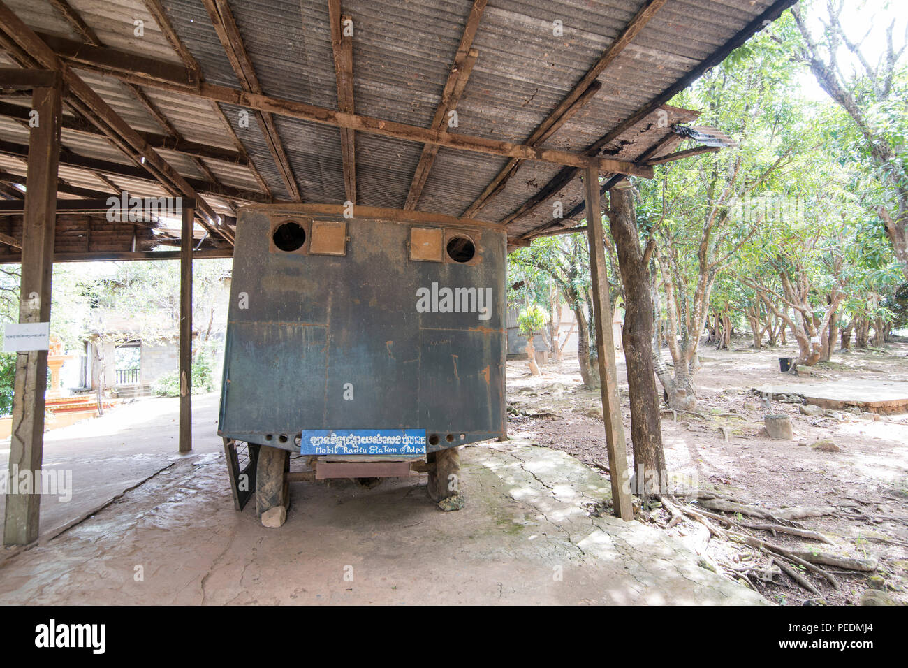 the Truck of the mobile Radio Station of Khmer Rouge at the Ta Mok ...