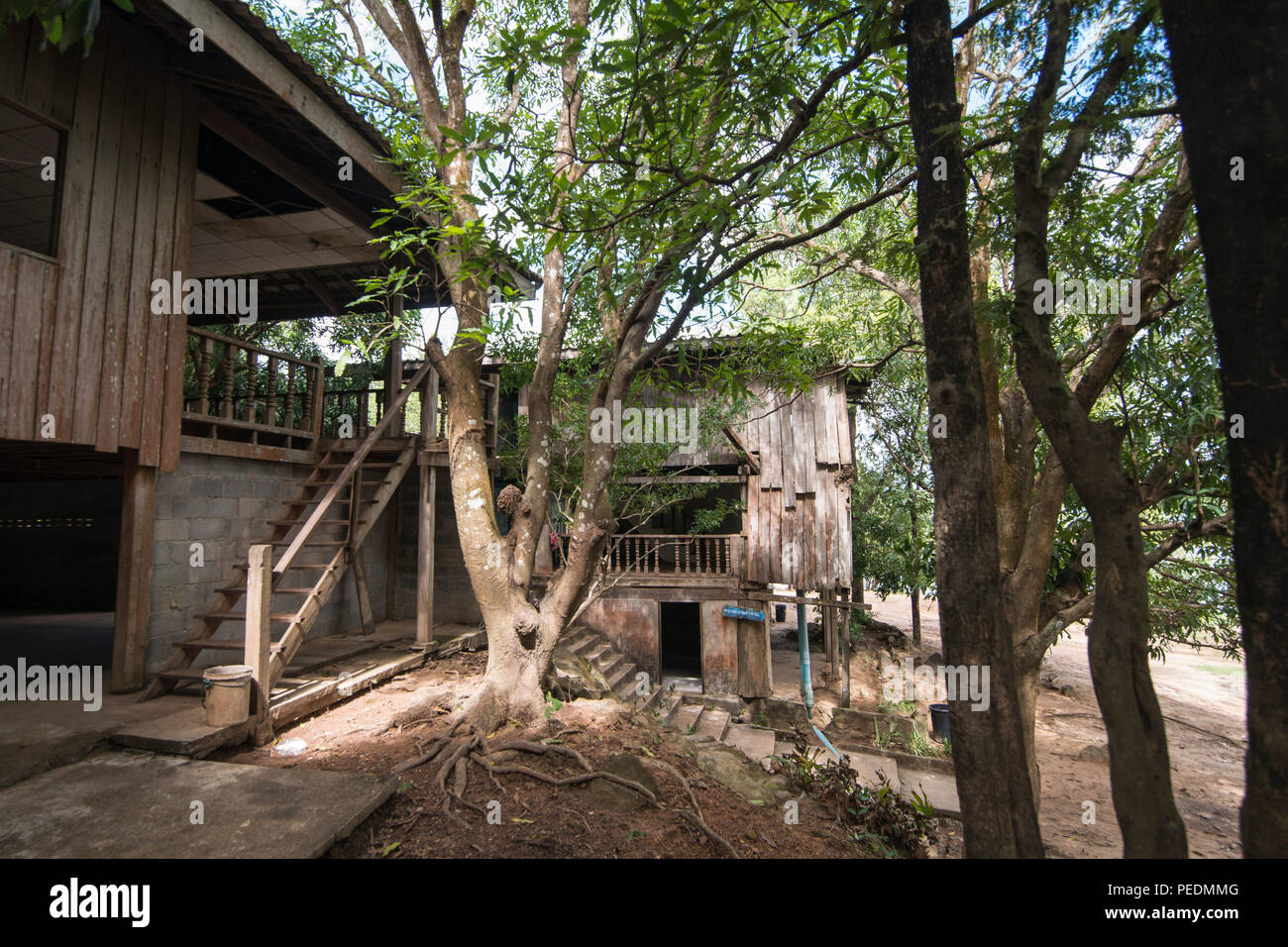the Ta Mok House of Khmer Rouge Nr.5 Ta Mok in the town of Anlong Veng ...