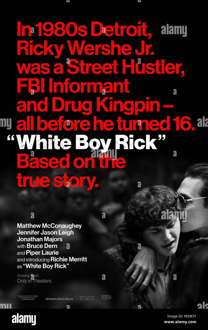 WHITE BOY RICK, US advance poster, from left: Richie Merritt, Matthew ...