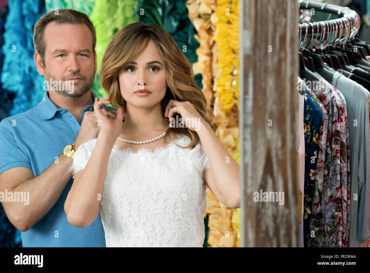 INSATIABLE, l-r: Dallas Roberts, Debby Ryan, (Season 1, Episode 1, aired August 10, 2018). ph ...