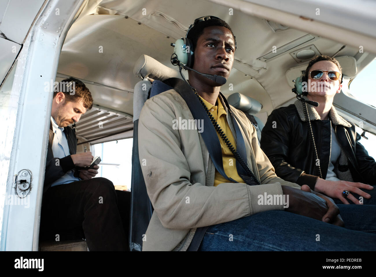 SNOWFALL, (from left): Carter Hudson, Damson Idris, Jonathan Tucker ...