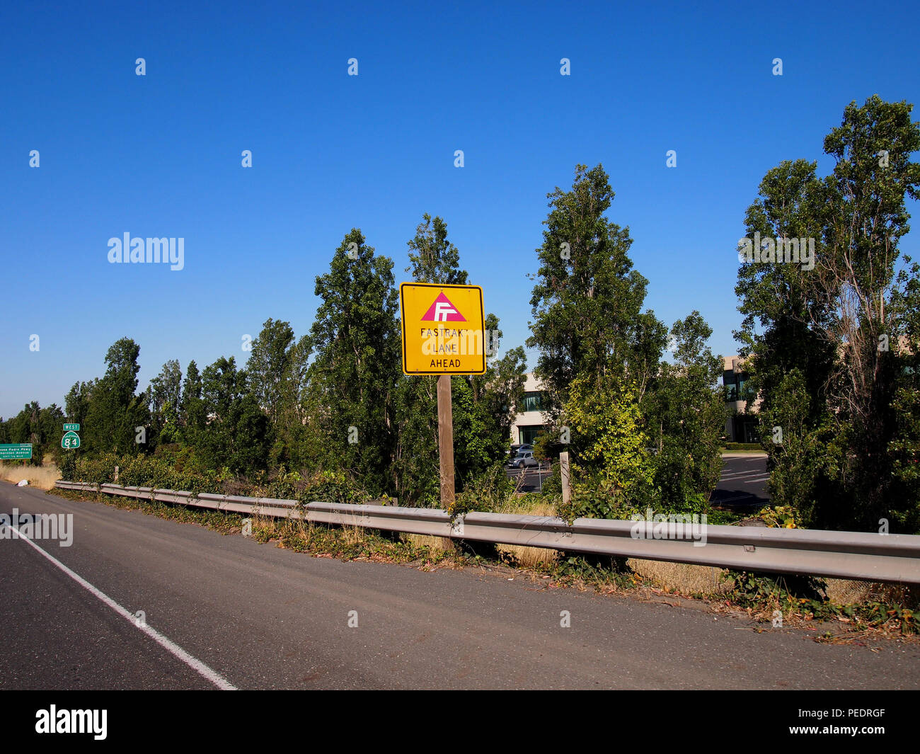 Fastrak along a California road Stock Photo - Alamy