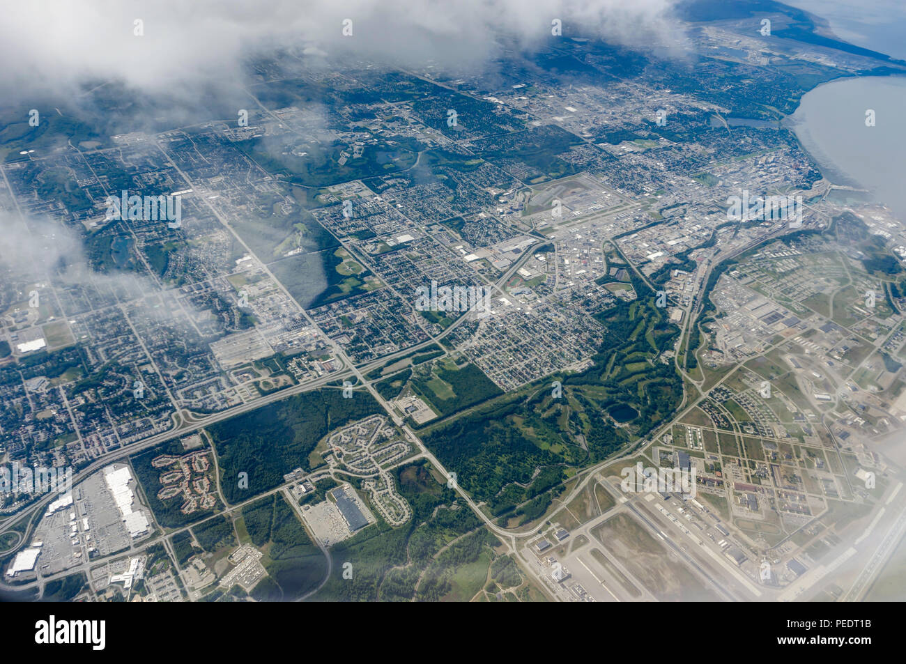 Anchorage alaska aerial hi-res stock photography and images - Alamy