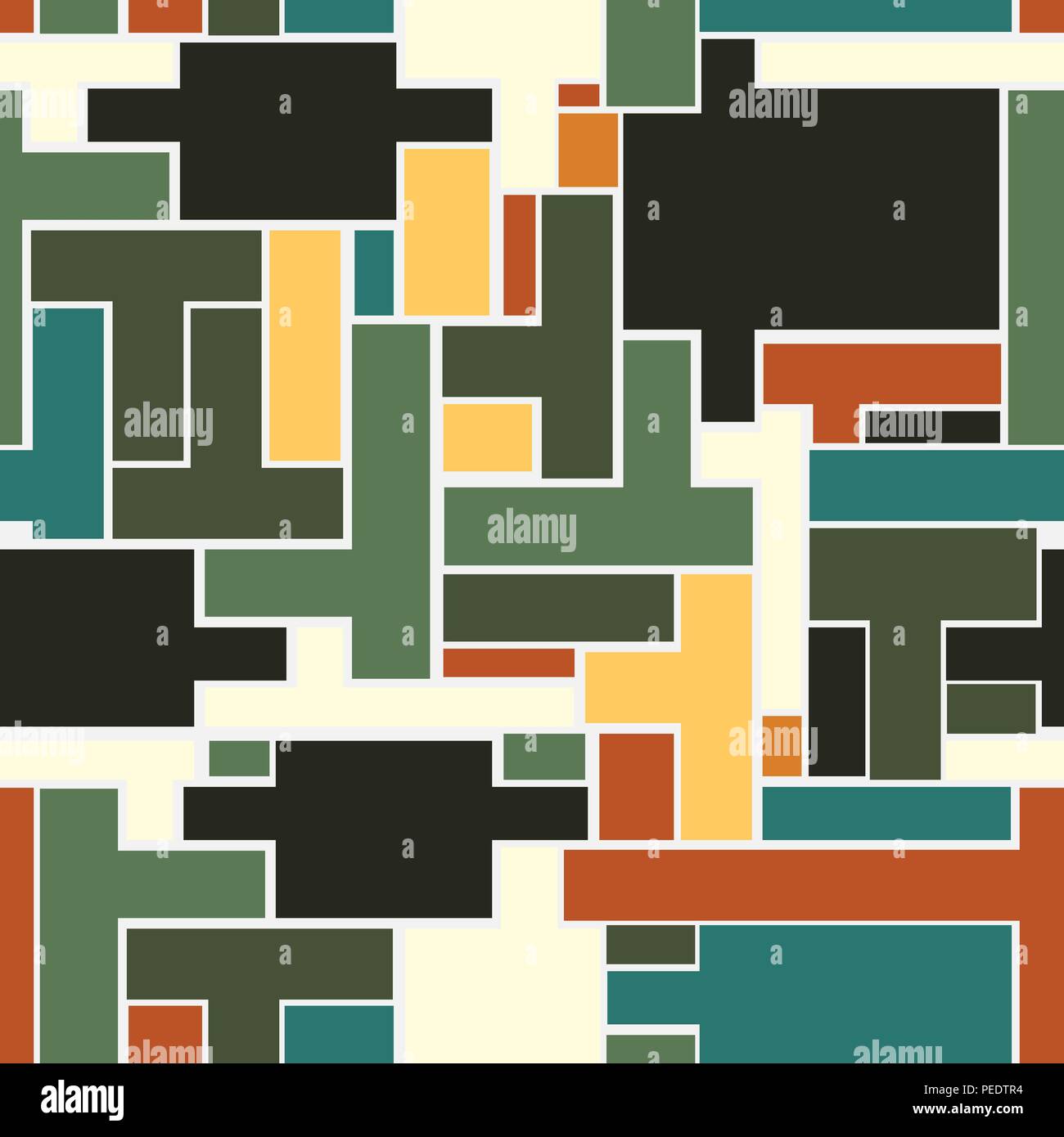 Seamless repeating background from a variety of rectangular shapes ...