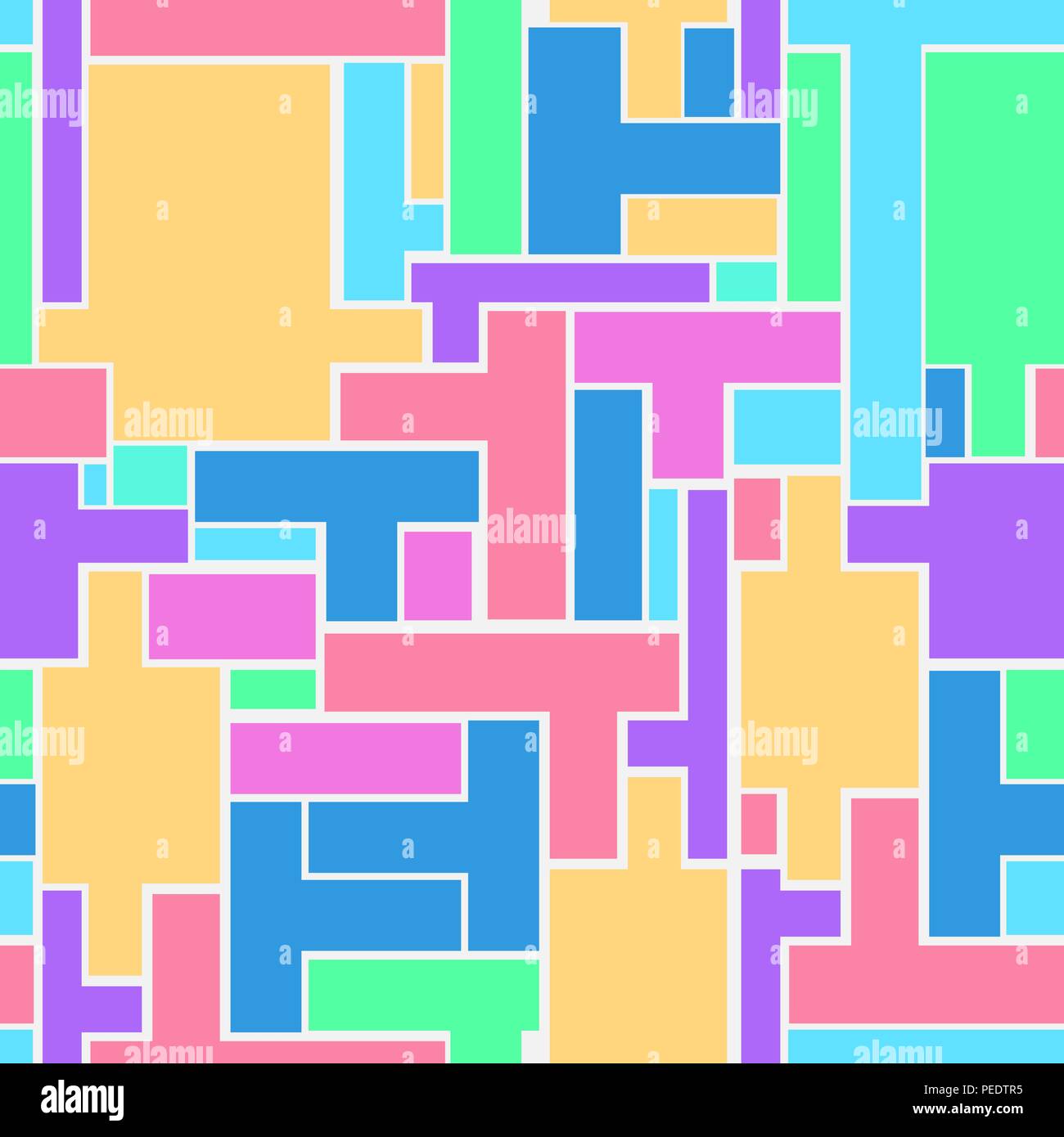 Seamless repeating background from a variety of rectangular shapes ...