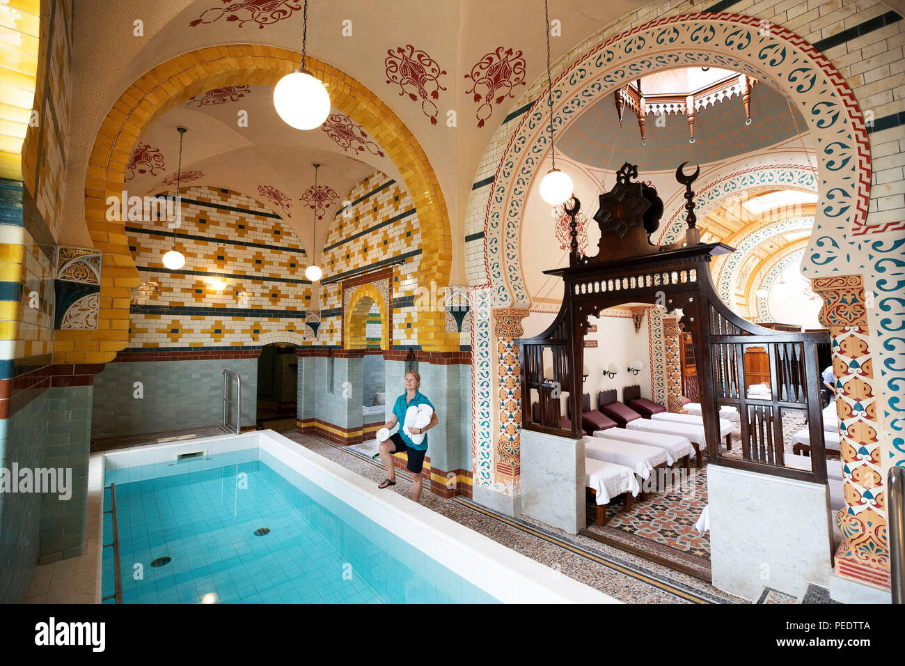 50 At The Turkish Baths In Harrogate High Resolution Stock Photography ...