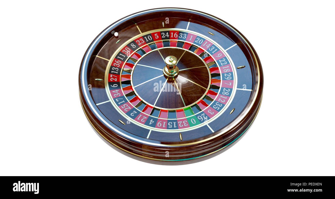 Casino roulette wheel Stock Photo - Alamy
