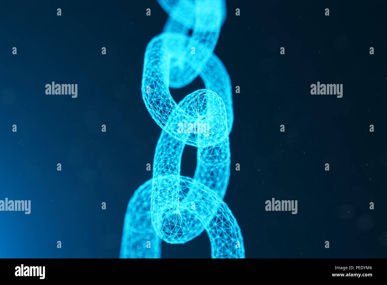 Block chain concept, digital block chain technology. Cryptocurrency ...