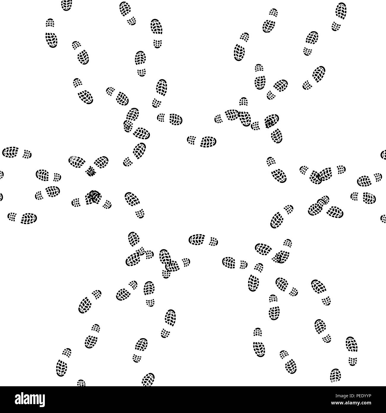 Shoe print Black and White Stock Photos & Images - Alamy