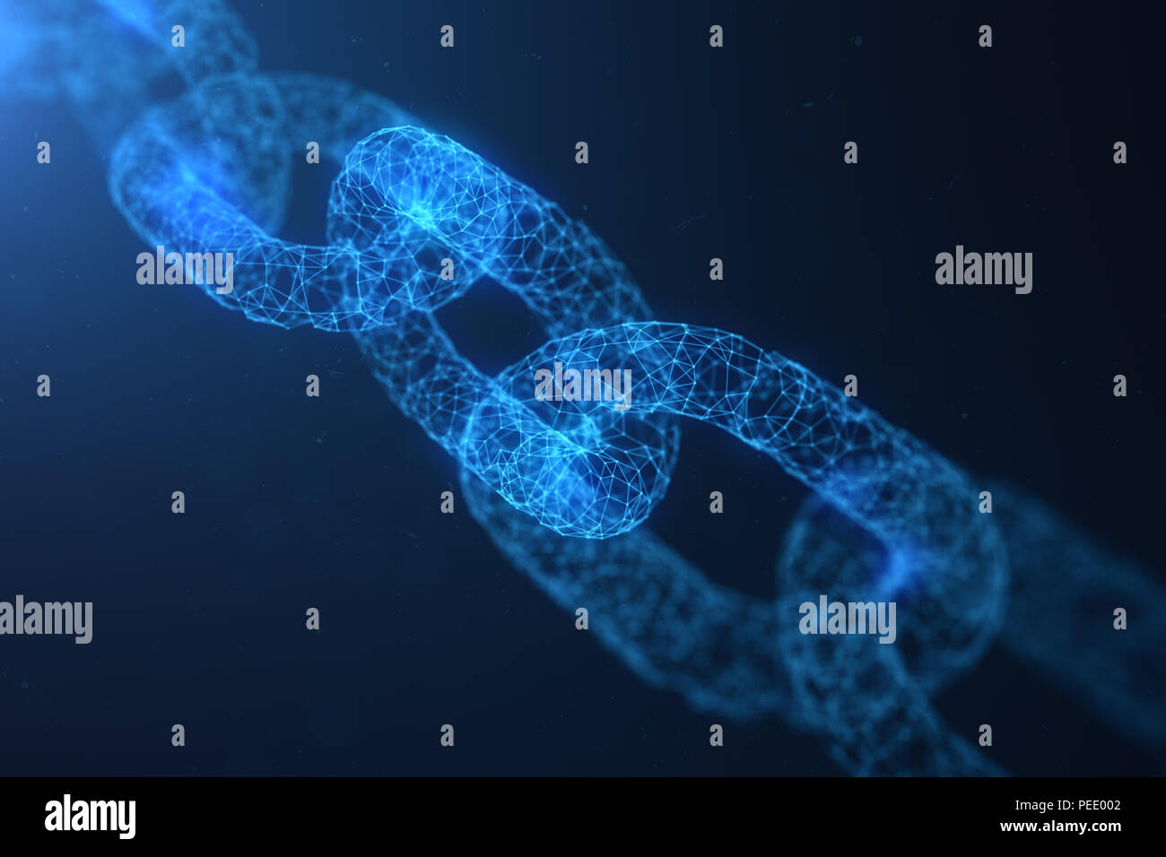 Block chain concept, digital block chain technology. Cryptocurrency ...