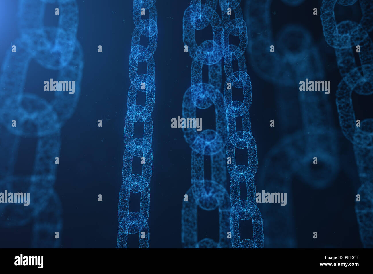 Block chain concept, digital block chain technology. Cryptocurrency ...