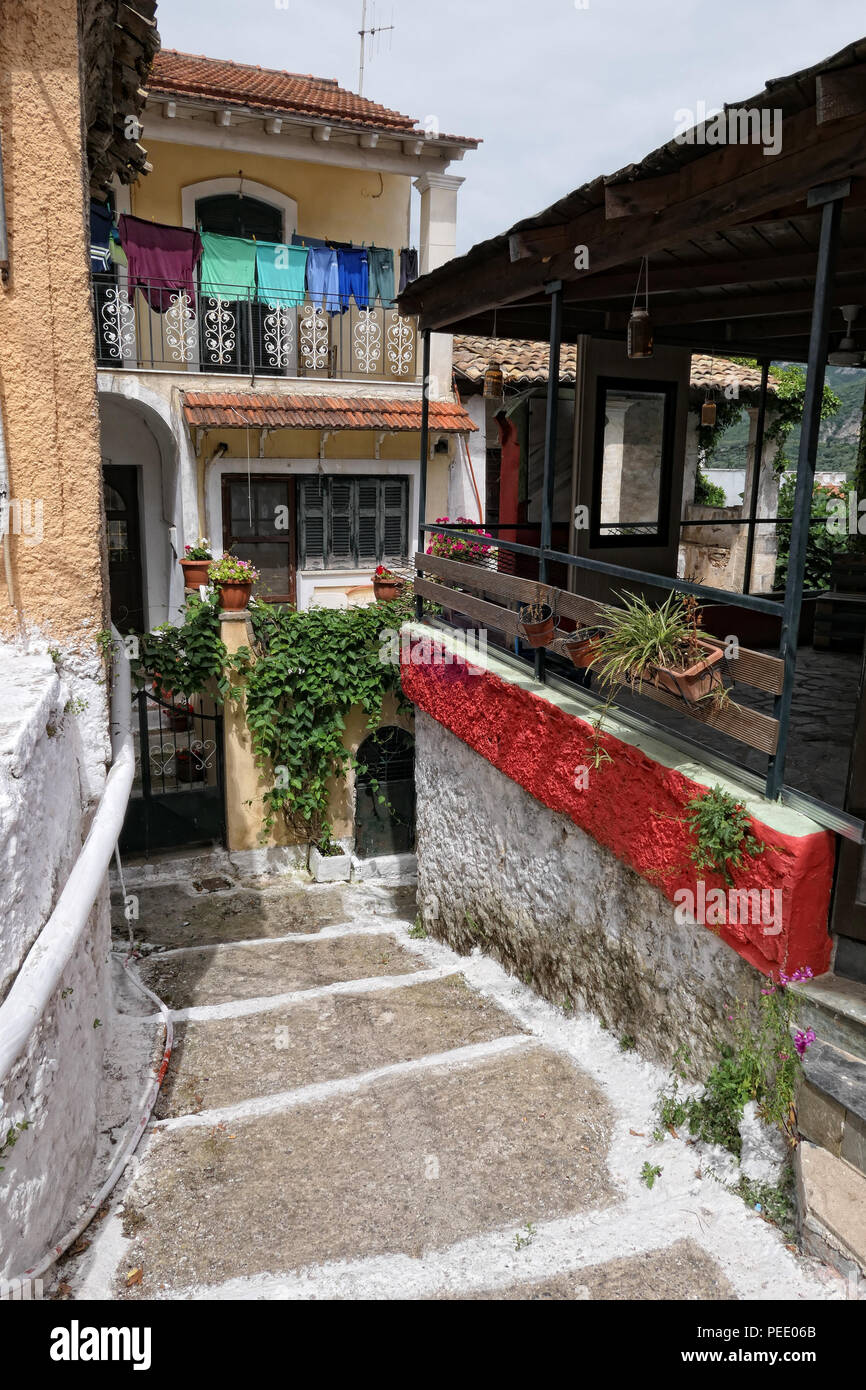 The mountain village of liapades hi-res stock photography and images ...