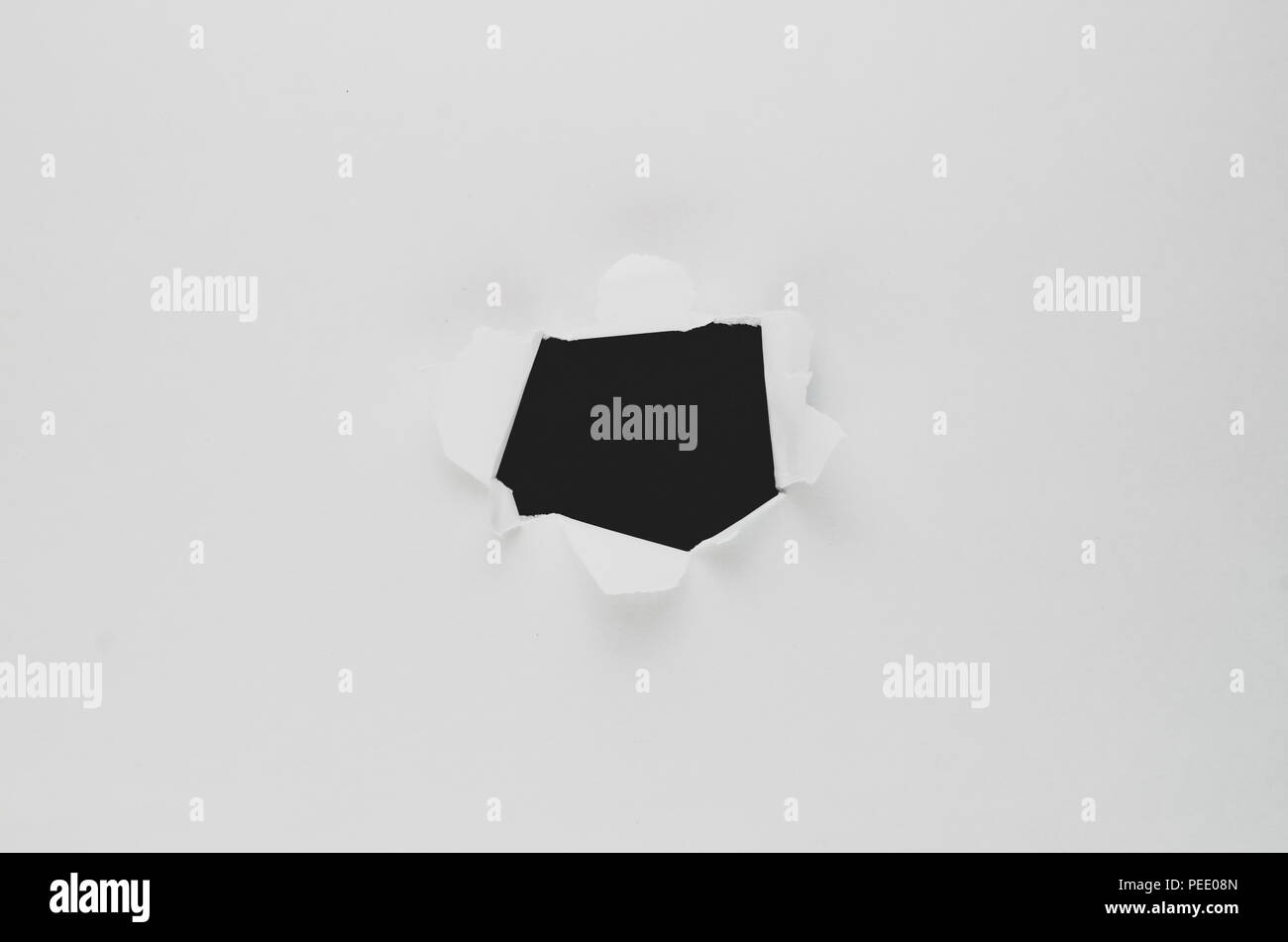 white ripped paper background Stock Photo - Alamy