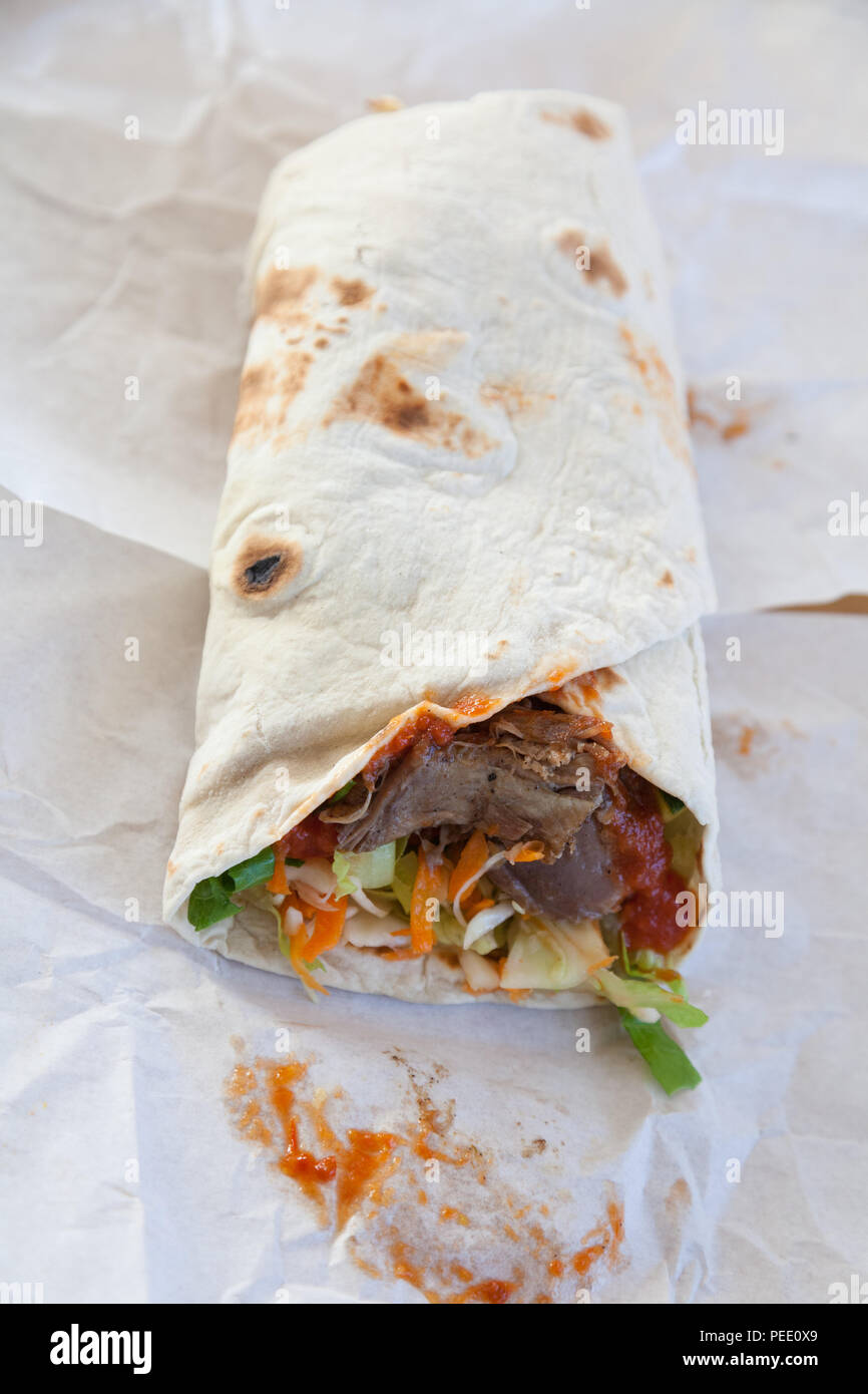 Kebab wrap hi-res stock photography and images - Alamy