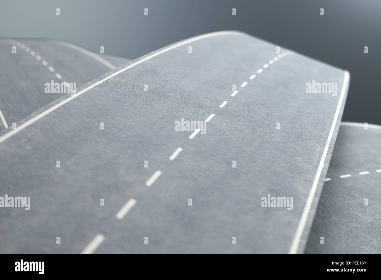 Tangled roads and highways in a chaotic. The concept of an intricate ...