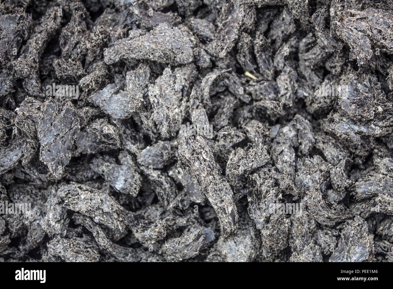 Oilcake, sunflower meal, fodder for farm animals Stock Photo - Alamy