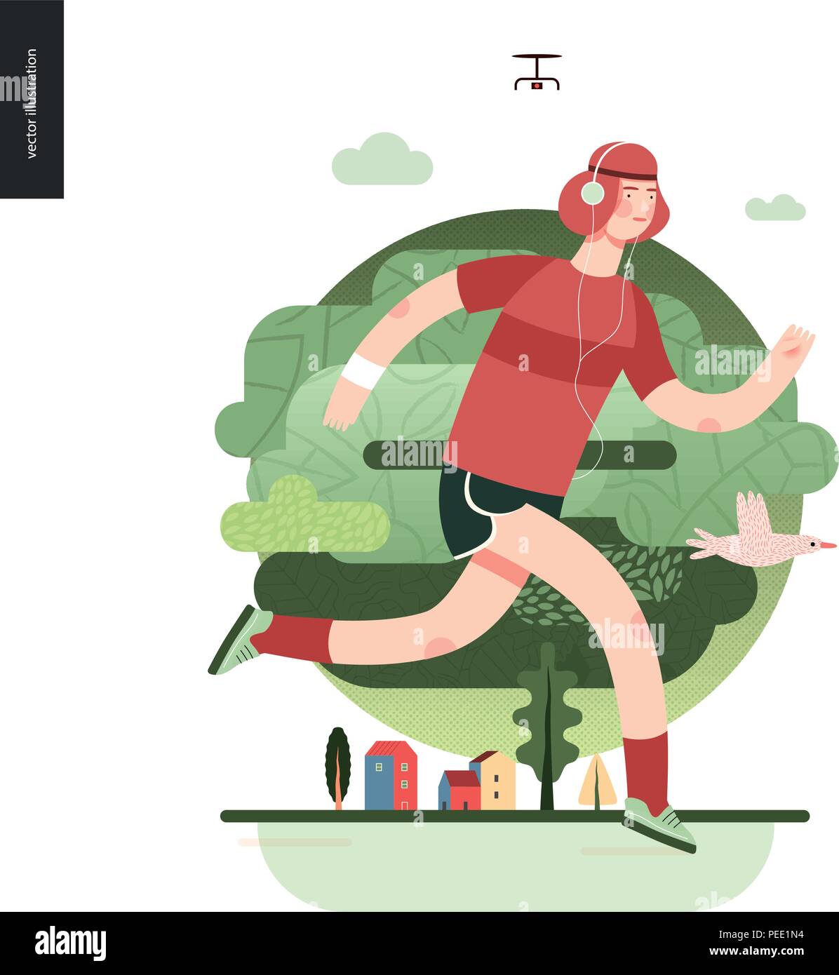 Drone exercise Stock Vector Images - Alamy