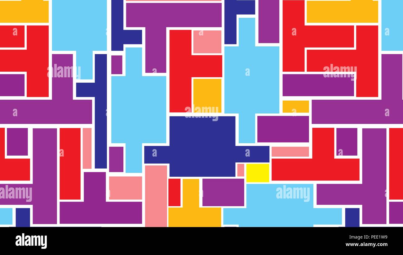 Abstract background from a variety of rectangular shapes Stock Vector ...