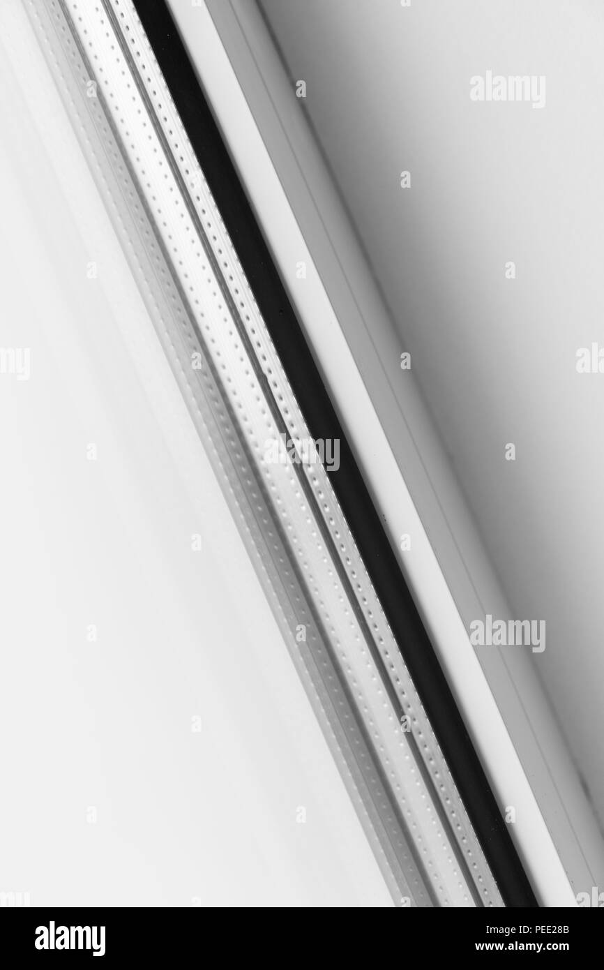 Detail of window made of PVC profiles Stock Photo - Alamy