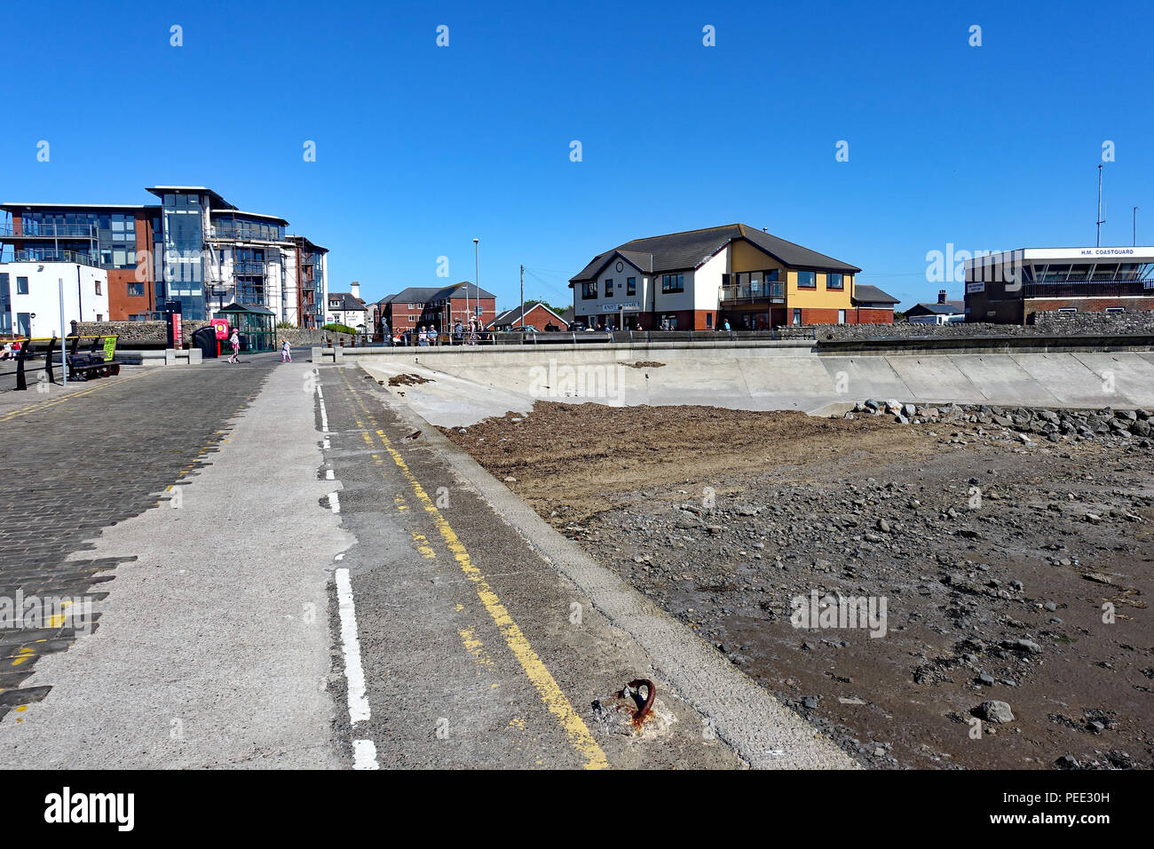 Knott End, Lancashire, viewed from the ferry slipway Stock Photo - Alamy
