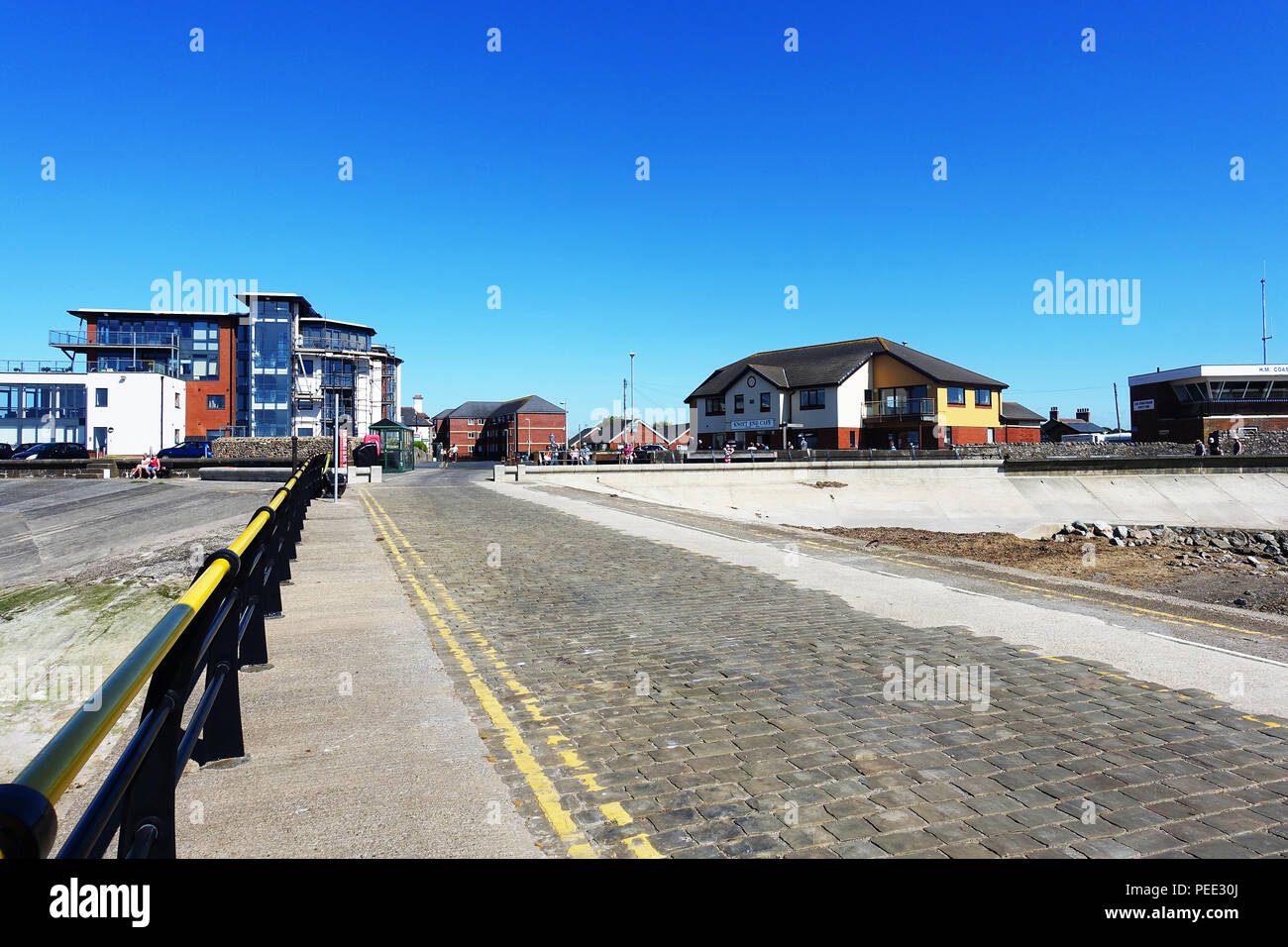 Knott End, Lancashire, seen from the ferry slipway Stock Photo - Alamy