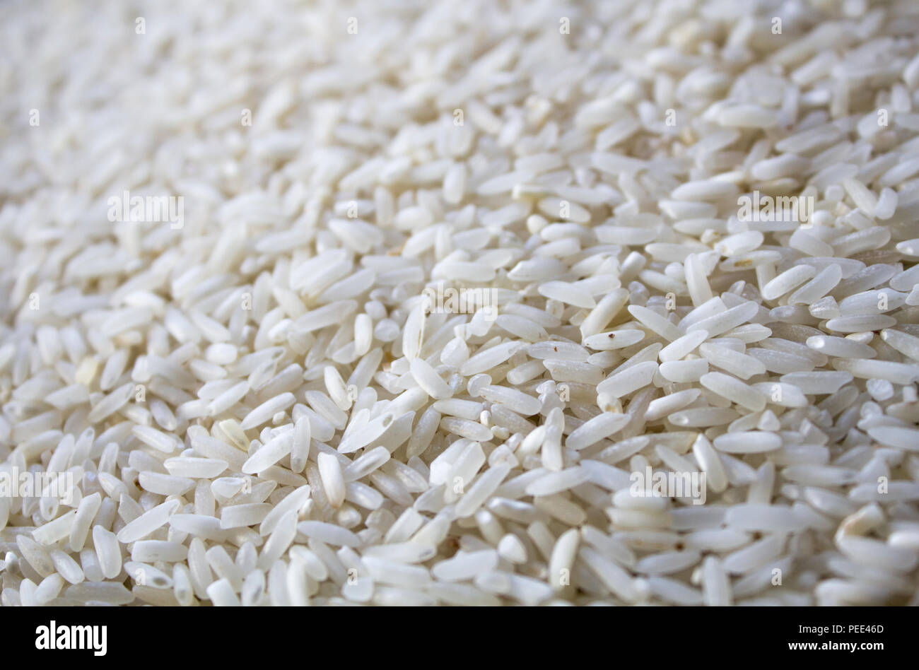 White rice; rice groats; rice grains background Stock Photo - Alamy