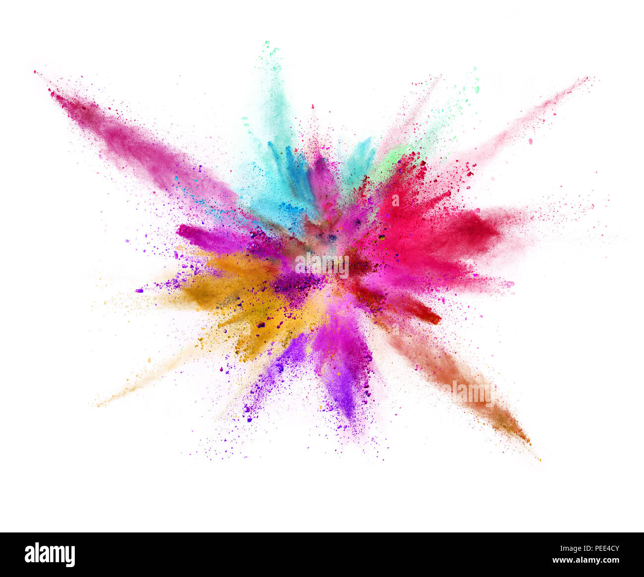 Colour explosion powder hi-res stock photography and images - Alamy