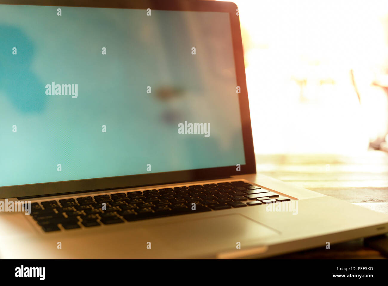 Desk arrangement computer monitor hi-res stock photography and images ...