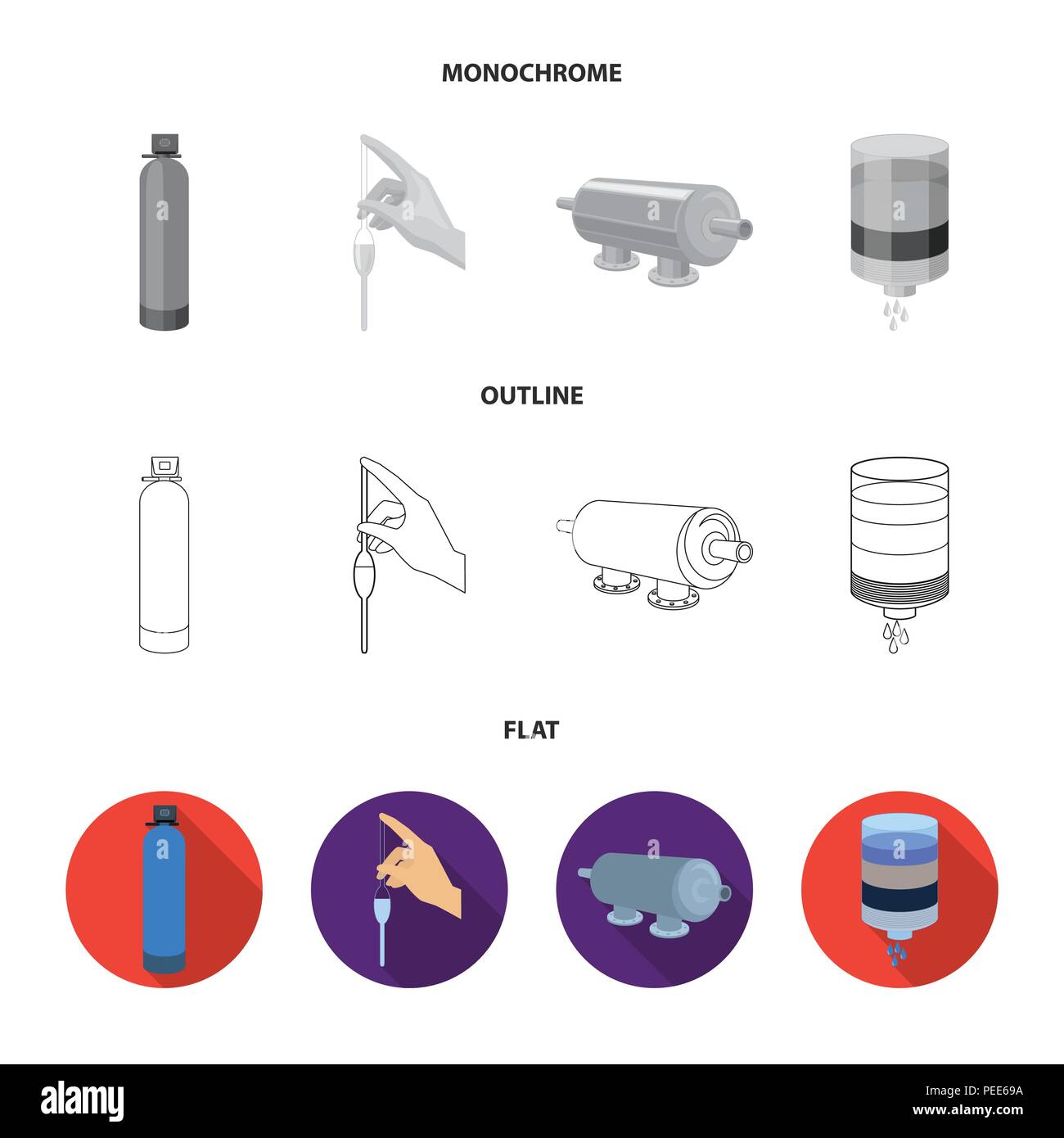 Purification, water, filter, filtration .Water filtration system set ...