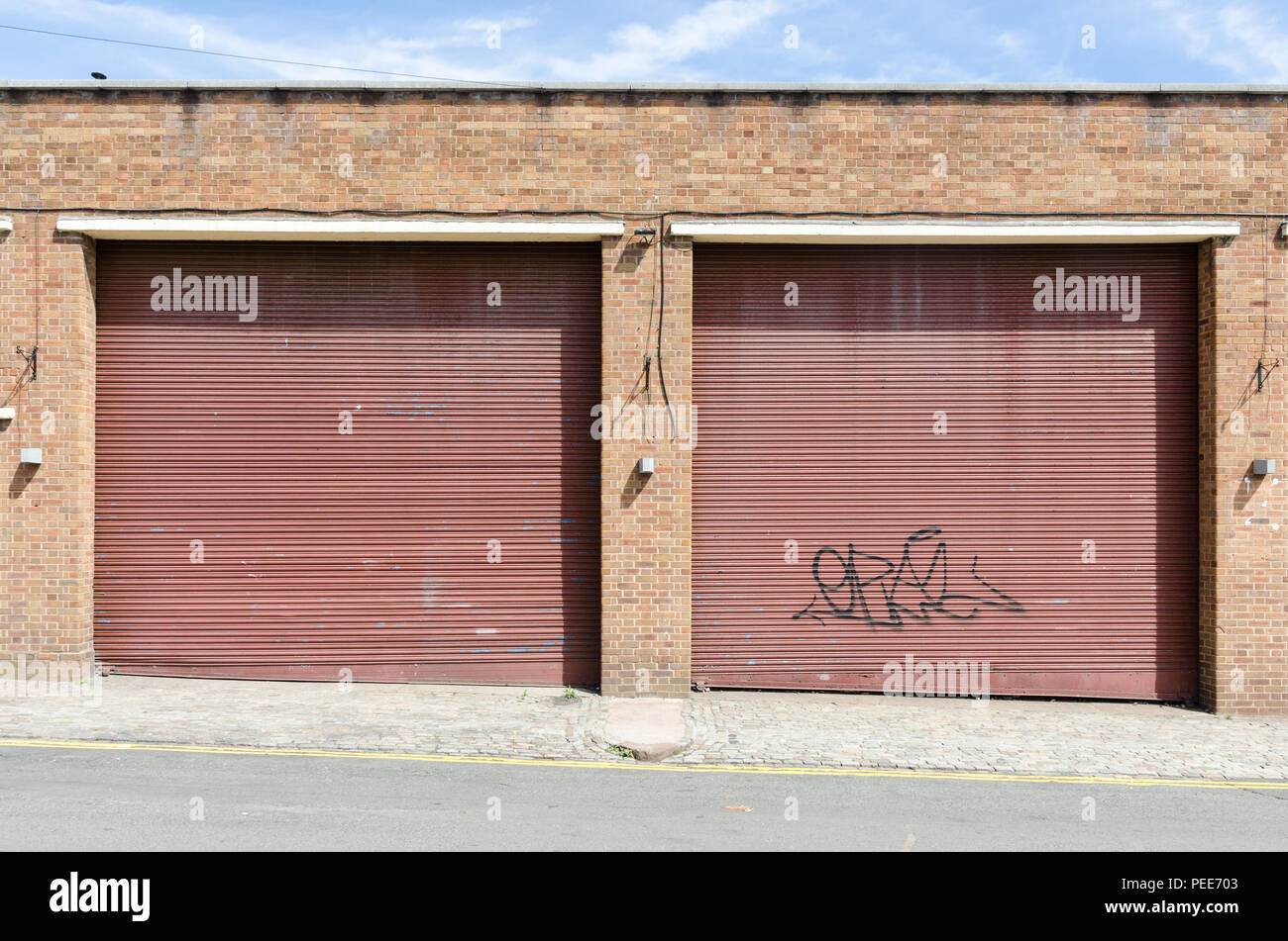 Roller shutters hi-res stock photography and images - Alamy