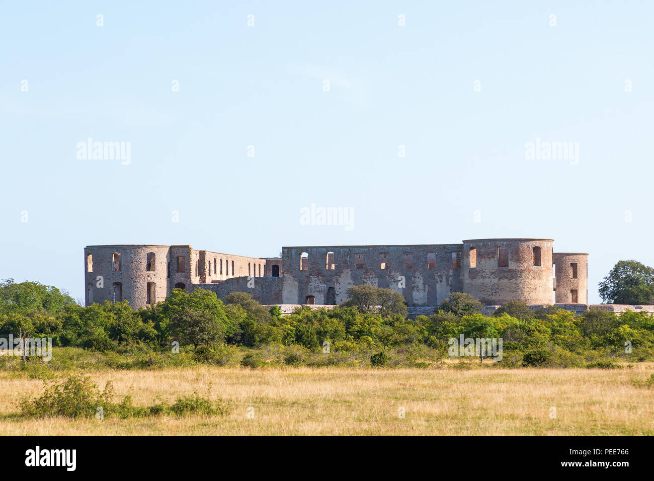 Borgholm Castle on Oland in Sweden Stock Photo - Alamy