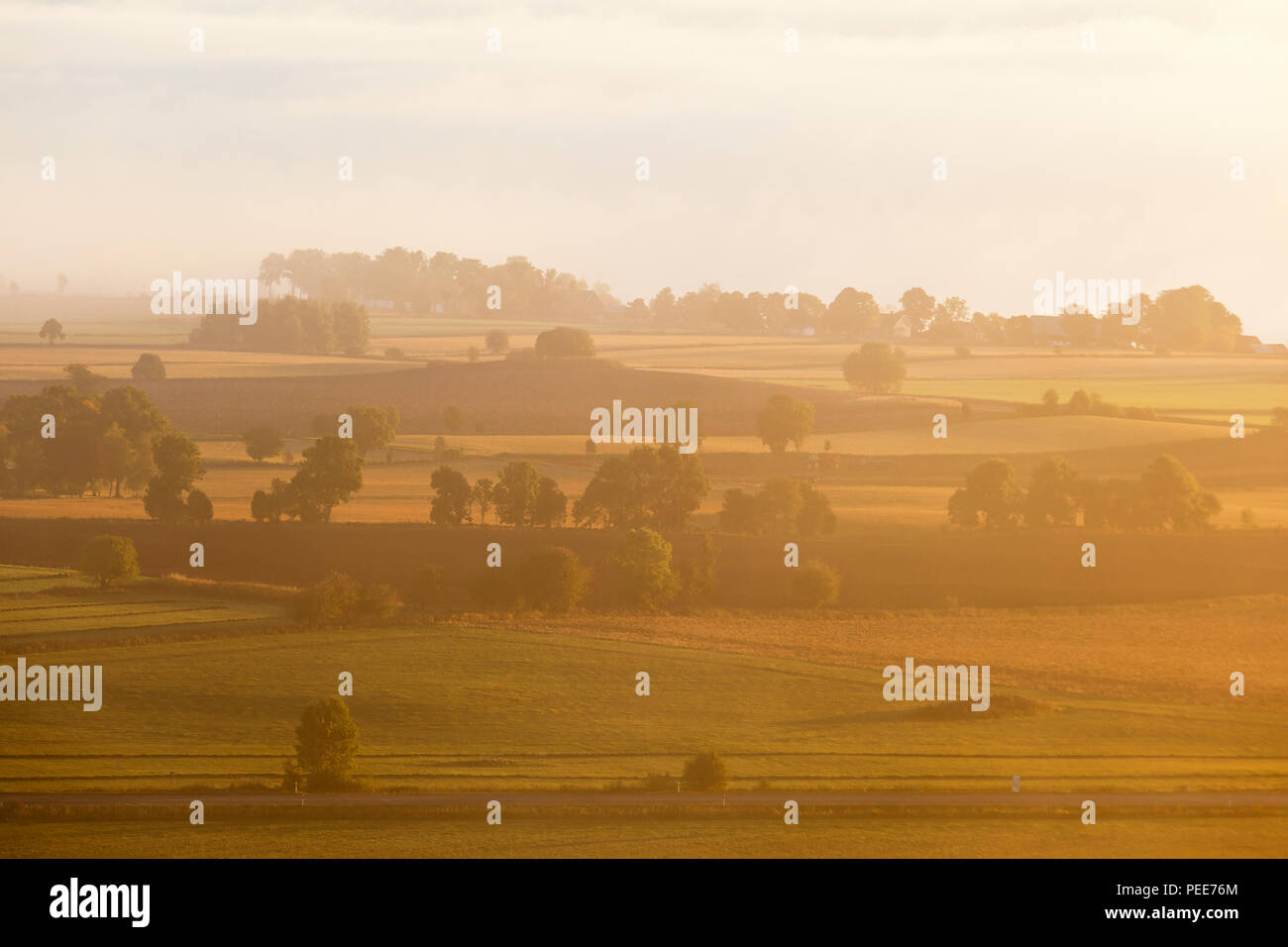 View of the landscape in sunrice Stock Photo - Alamy