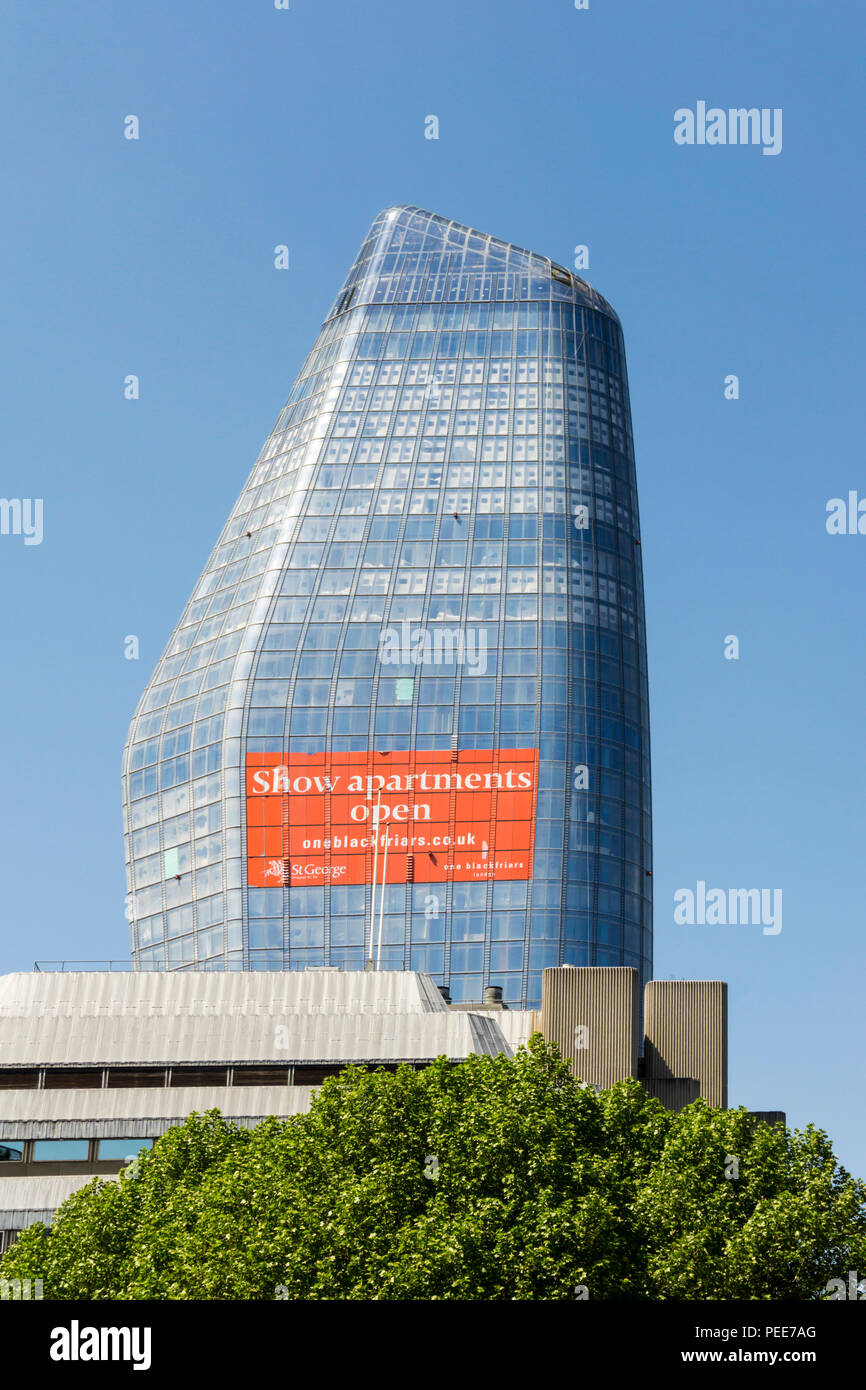 One Blackfriars development on London's South Bank Stock Photo - Alamy