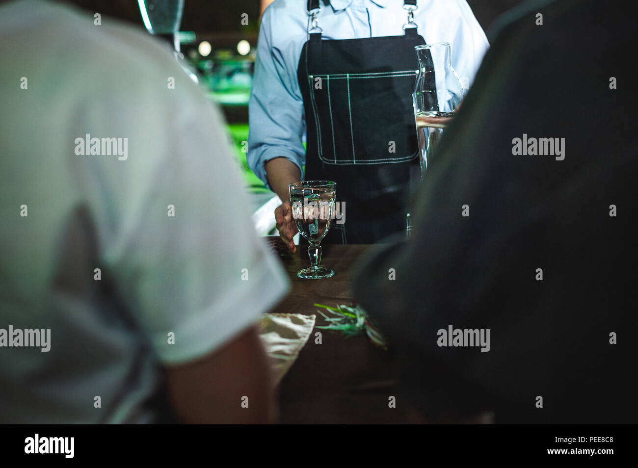 championship among coffee houses, members of teams show barista's skill ...