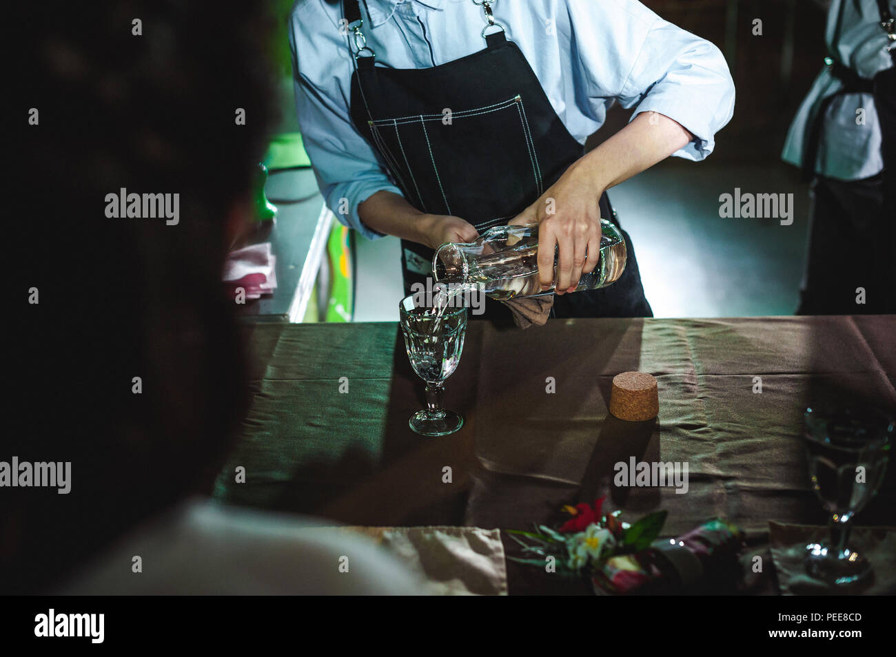 championship among coffee houses, members of teams show barista's skill ...