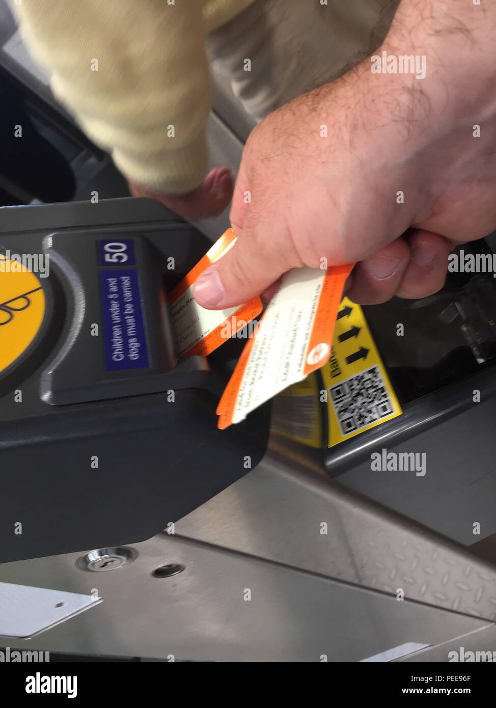 Tickets barriers hi-res stock photography and images - Alamy