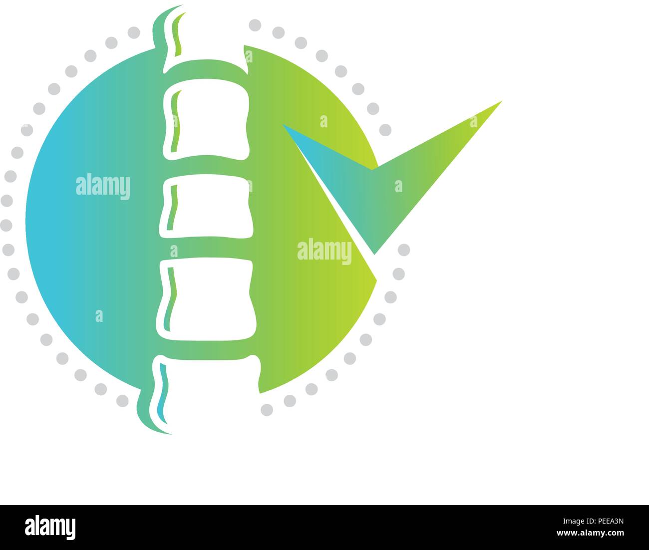 Neck bone color icon Stock Vector Images - Alamy