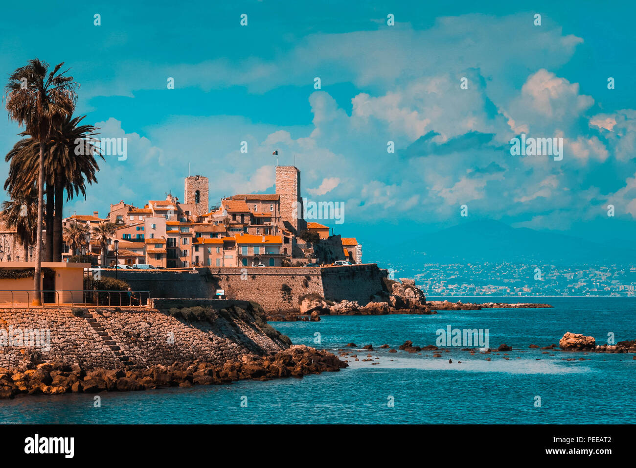 Antibes shoreline hi-res stock photography and images - Alamy