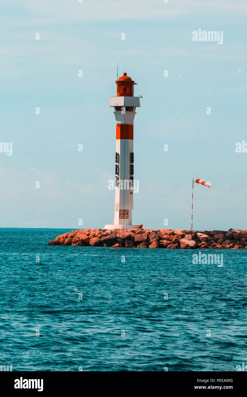France harbor boat lighthouse red hi-res stock photography and images ...