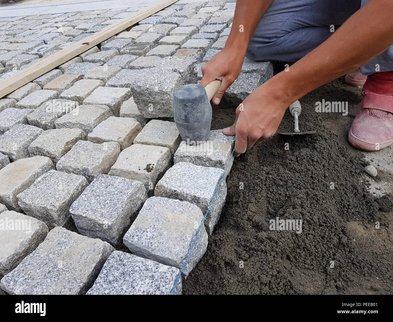 Pavement construction hi-res stock photography and images - Alamy