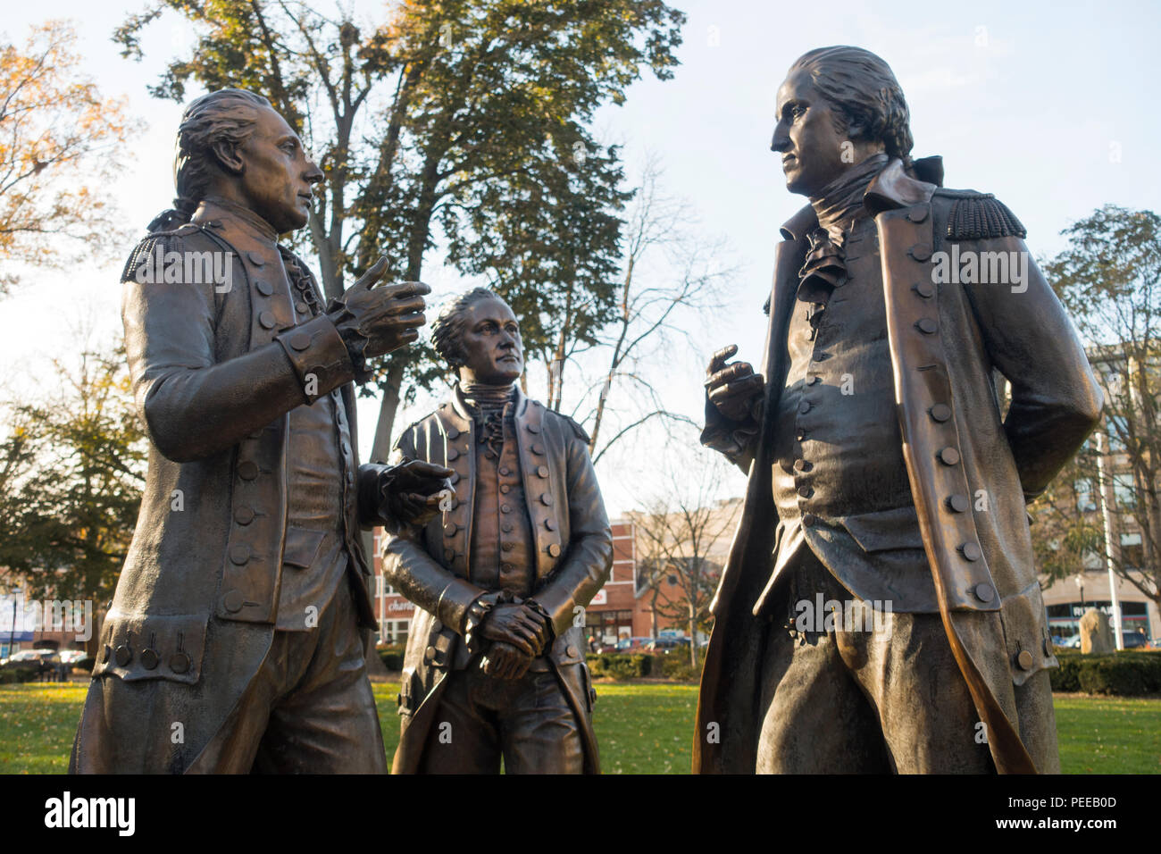 Statues of alexander hamilton hi-res stock photography and images - Alamy