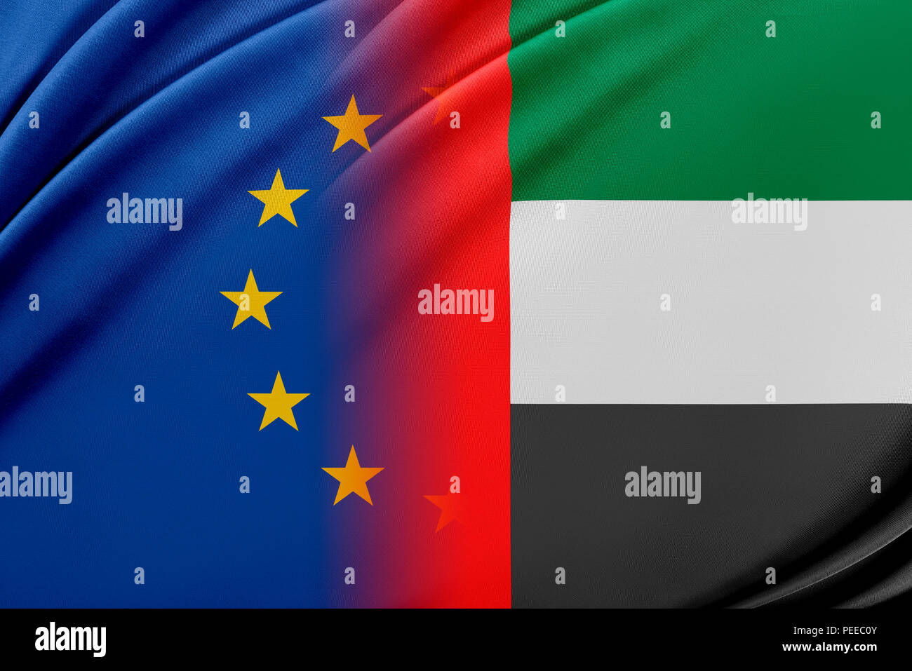 Emirates india flag hi-res stock photography and images - Alamy