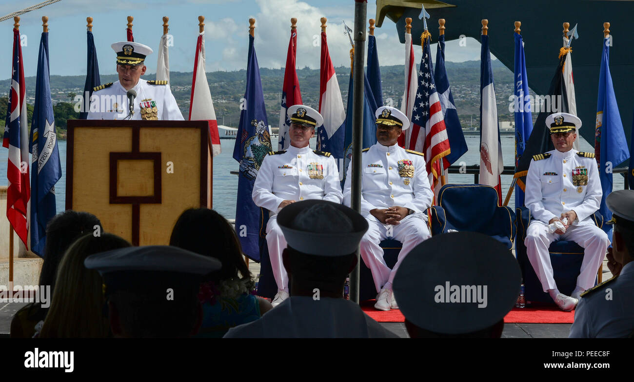 150804-N-GI544-059 PEARL HARBOR (Aug. 4, 2015) Capt. Christopher J ...