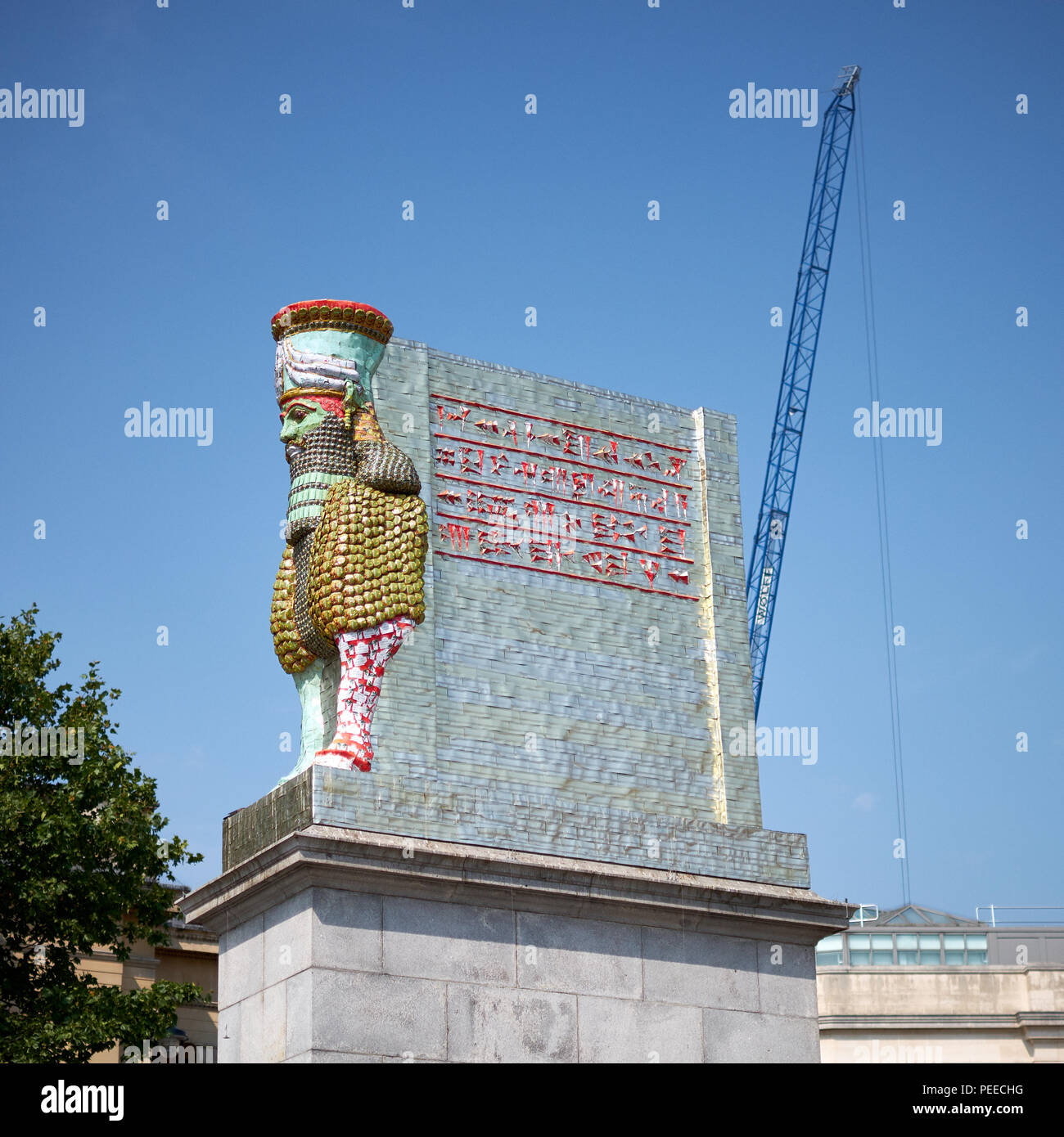 London / UK - July 26th 2018: On the fourth plinth in London's ...
