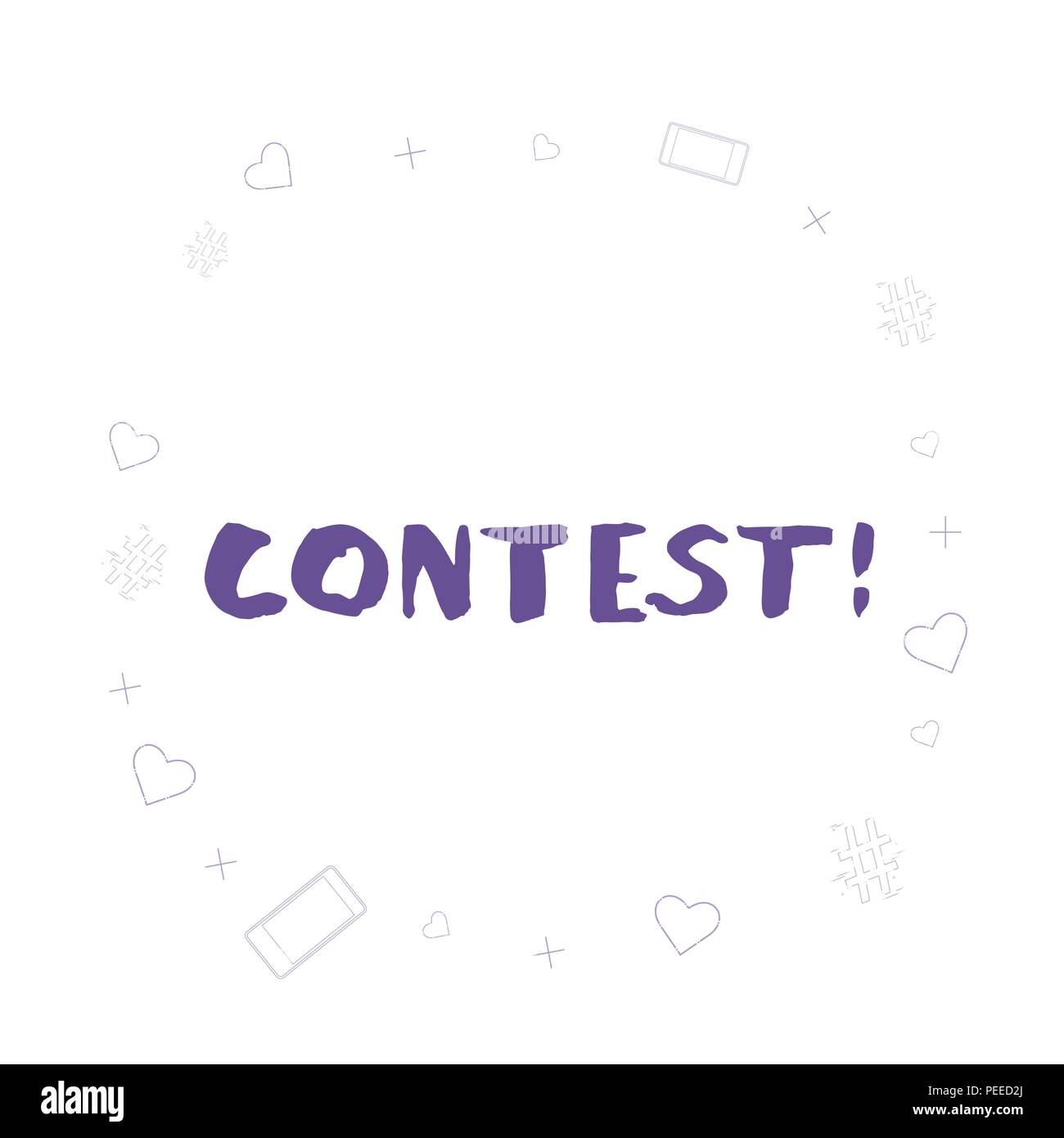 Contestant vector vectors Cut Out Stock Images & Pictures - Alamy